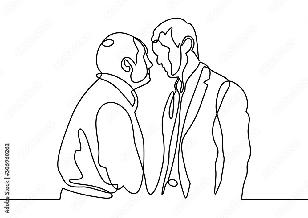 Vector illustration character of angry boss shouting and complaining ...