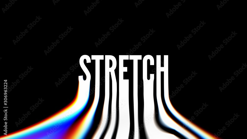 Stretch Warp Titles Stock Template | Adobe Stock