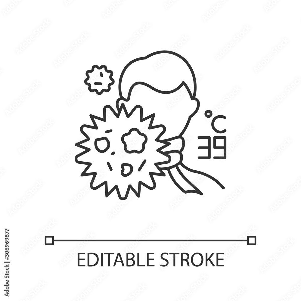 Influenza Virus Drawing