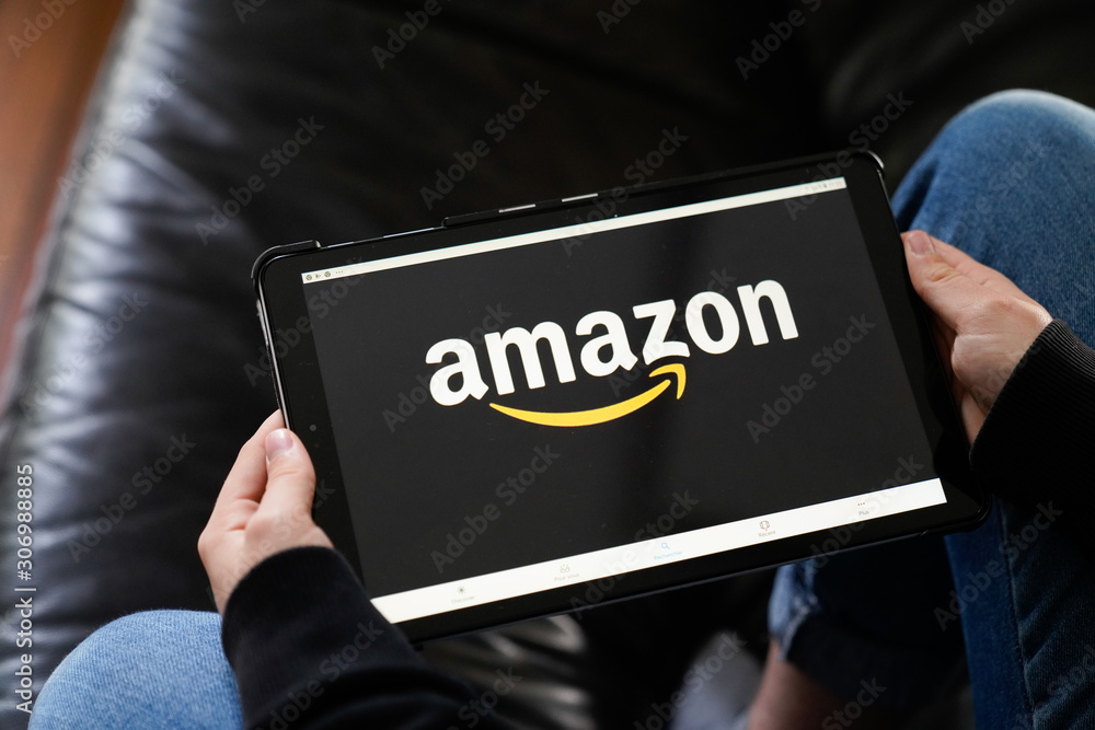 Amazon tablet logo sign application largest online seller platform ...