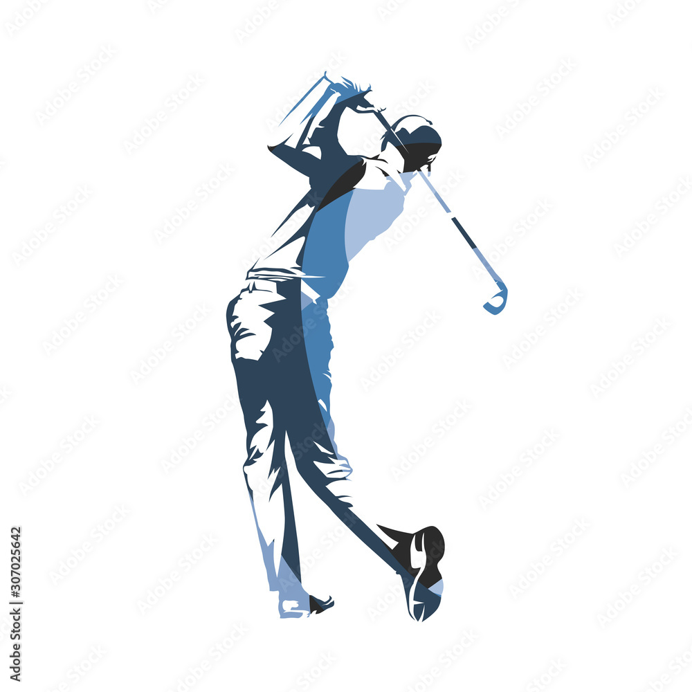 Golf Swing Vector