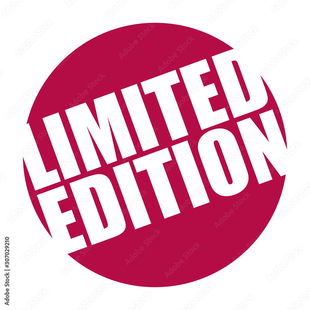 red vector banner limited edition Stock Vector | Adobe Stock