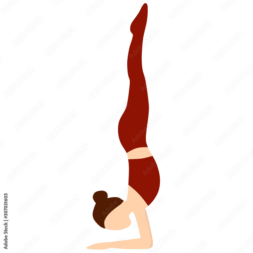 Headstand Silhouette