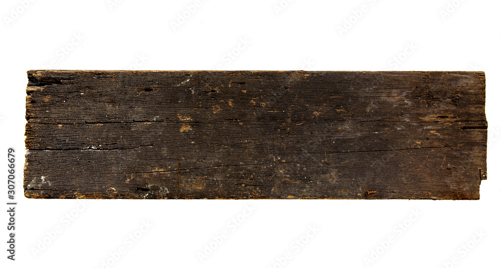 old wooden sign board background. plank wood isolated for design art ...