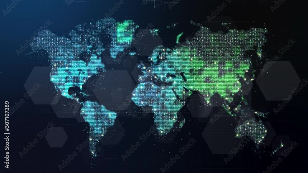 Futuristic global 5G worldwide communication via broadband internet ...