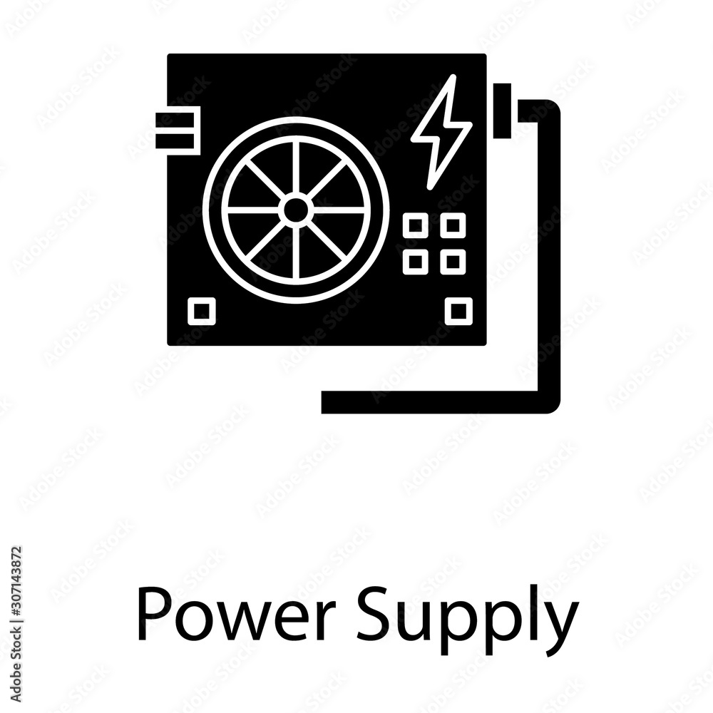 Power Supply Vector Stock Illustration | Adobe Stock