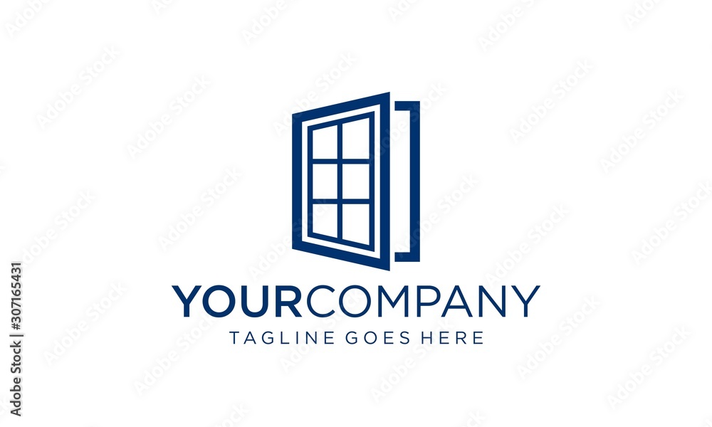 Vector of window icon for logo design concept Stock Vector | Adobe Stock