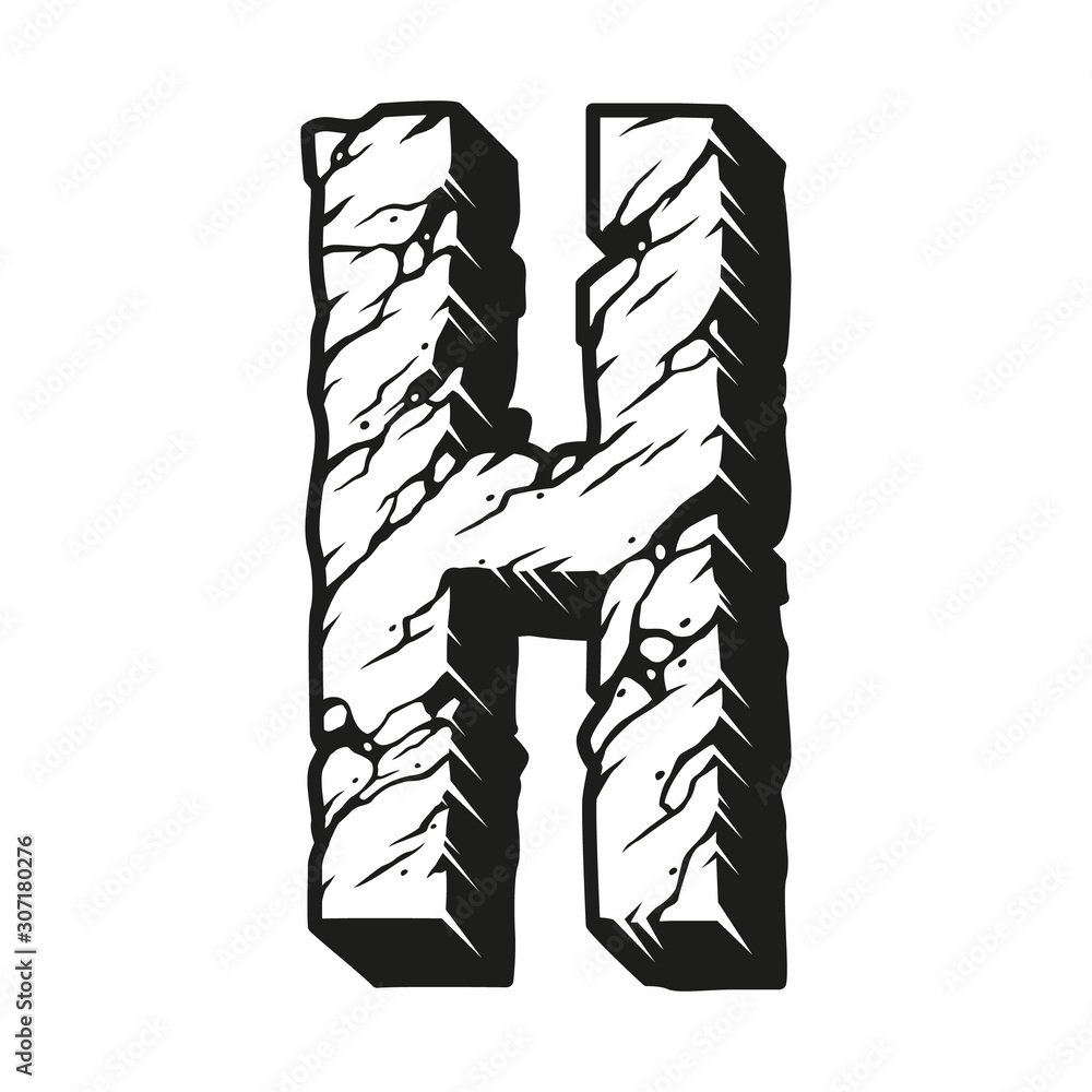 Drawing Designs For Letter H