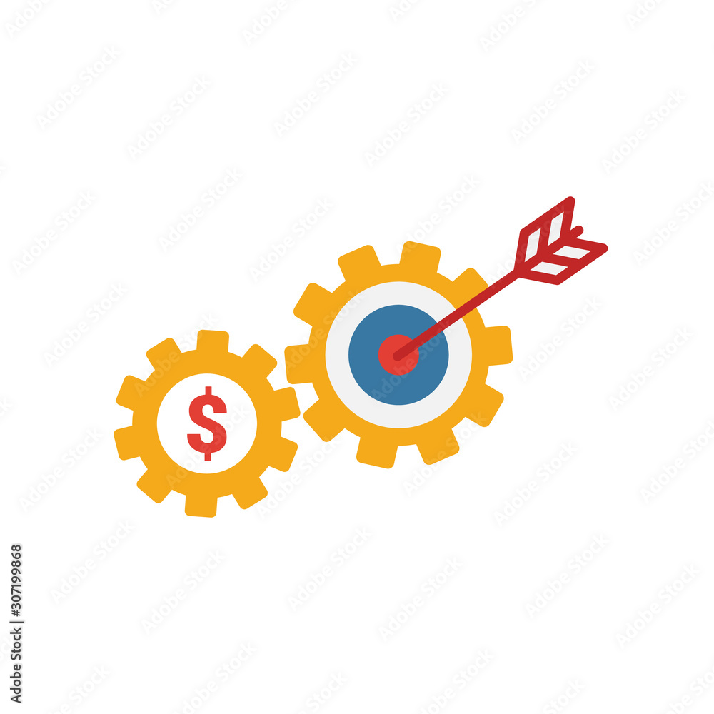 Marketing Strategy icon set. Four elements in diferent styles from ...