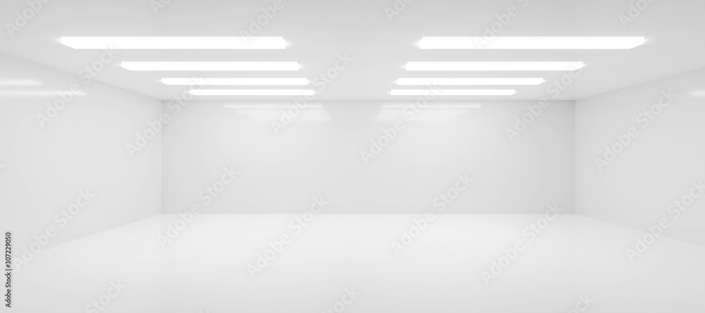 abstract white background architecture glossy room 3d render ...