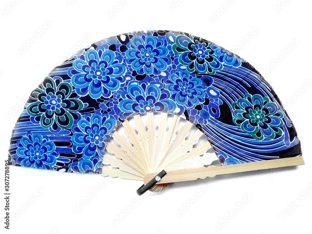Hand fan from Bali Indonesia. Kipas Tangan Motif Batik or hand fan ...