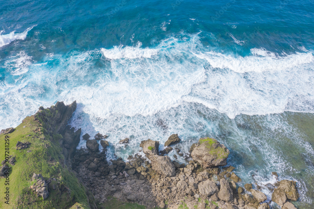 Amazing landscape partial part of Batanes Island located in Philippines ...
