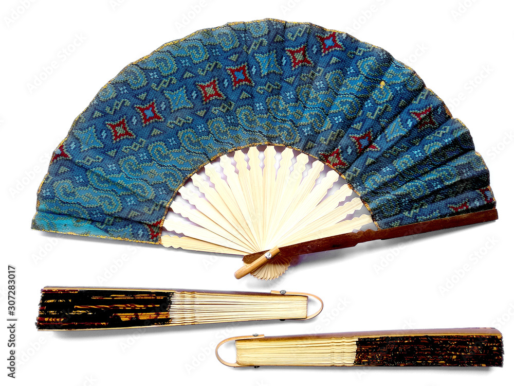 Hand fan from Bali Indonesia. Kipas Tangan Motif Batik or hand fan ...