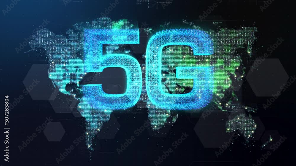 Futuristic global 5G worldwide communication via broadband internet ...