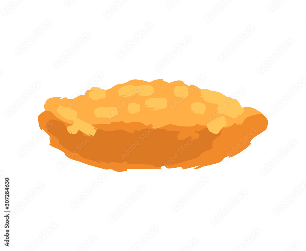 Patty hand drawn isolated food. bakery products. vector illustration ...