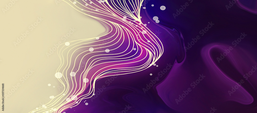 background image wavy lines with bright light effect Stock Illustration ...