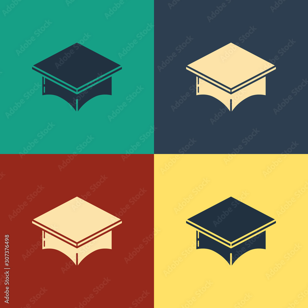 Green Graduation Hat Clip Art