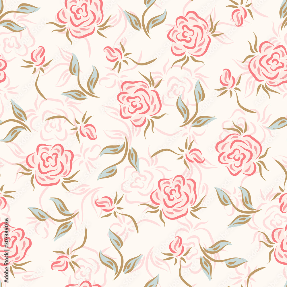 Light Pink Vintage Pattern