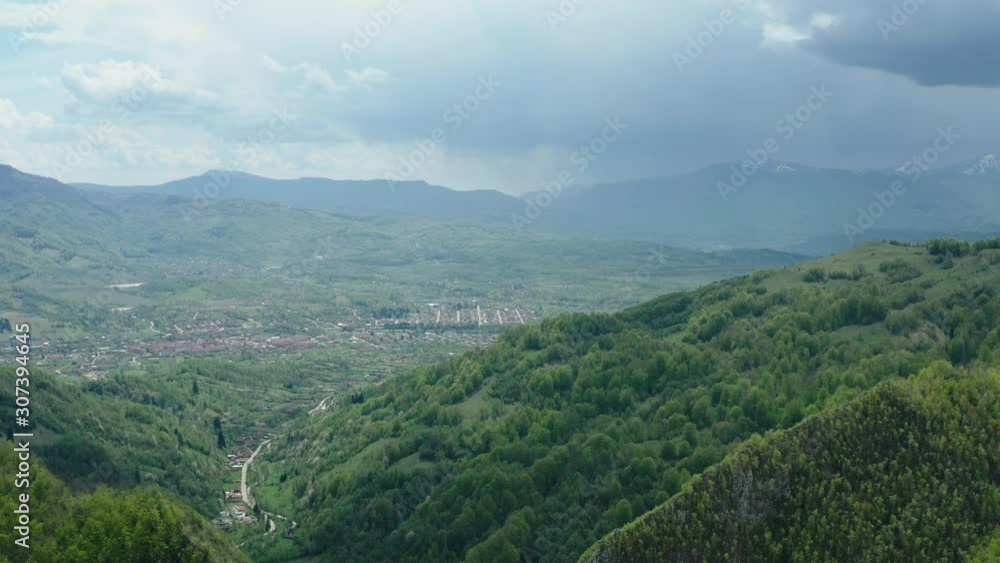 Neighborhood of Mining Community near the city of Petrila, Romania. A ...