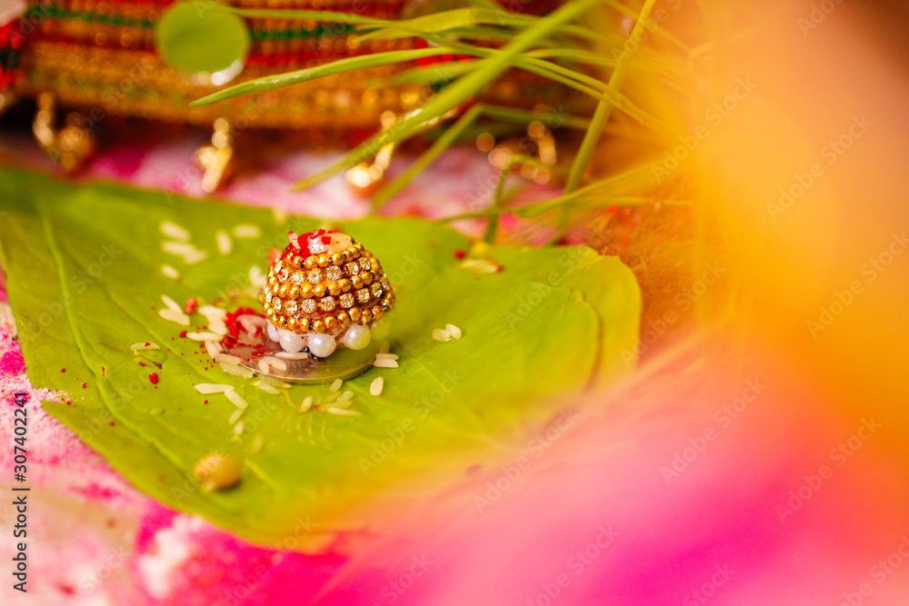 Traditional indian wedding ceremony in Hinduism photography : Green ...