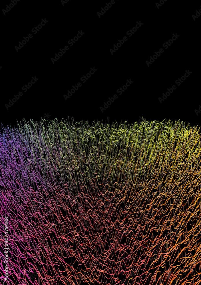 Rainbow Gradient Lines Stock Photo | Adobe Stock