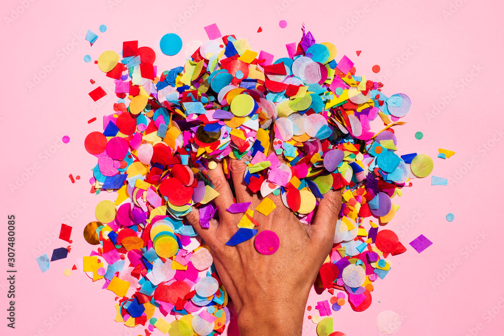confetti Stock Photo | Adobe Stock