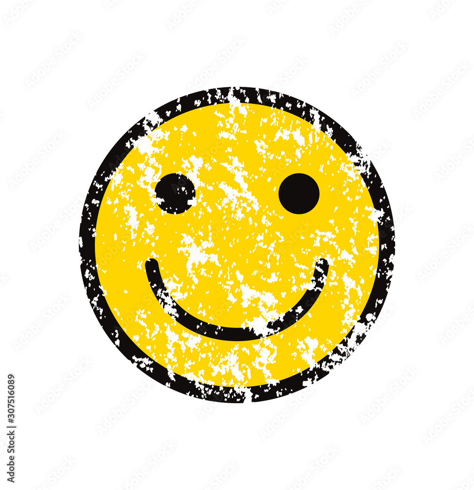 smile icon. Happy smiley face. Smiling Emoticon. Yellow vector symbol ...