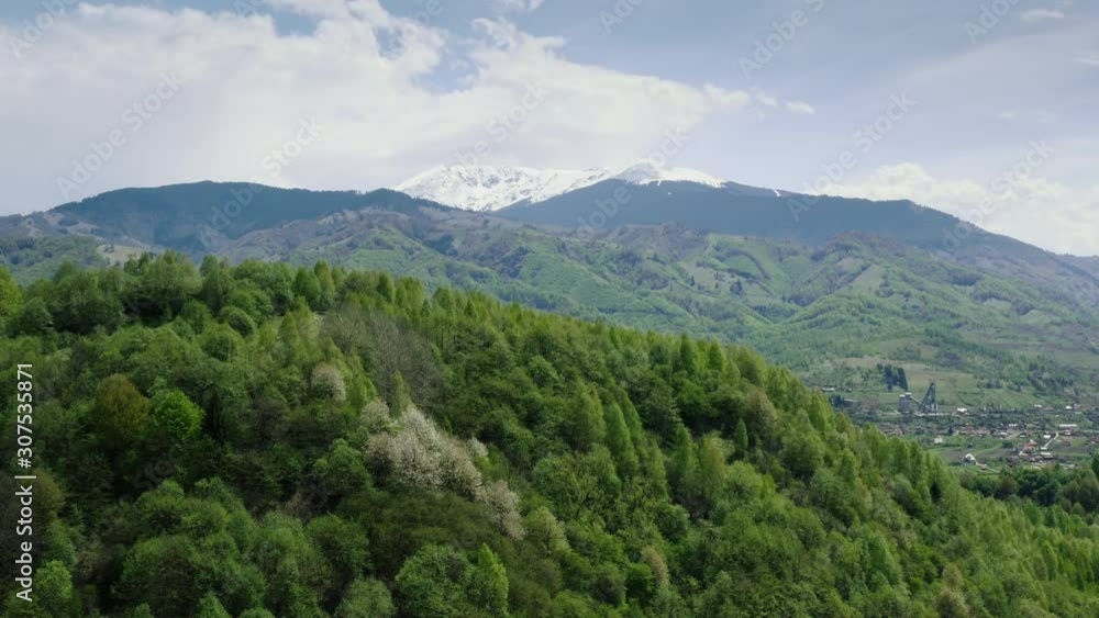 Neighborhood of Mining Community near the city of Petrila, Romania. A ...