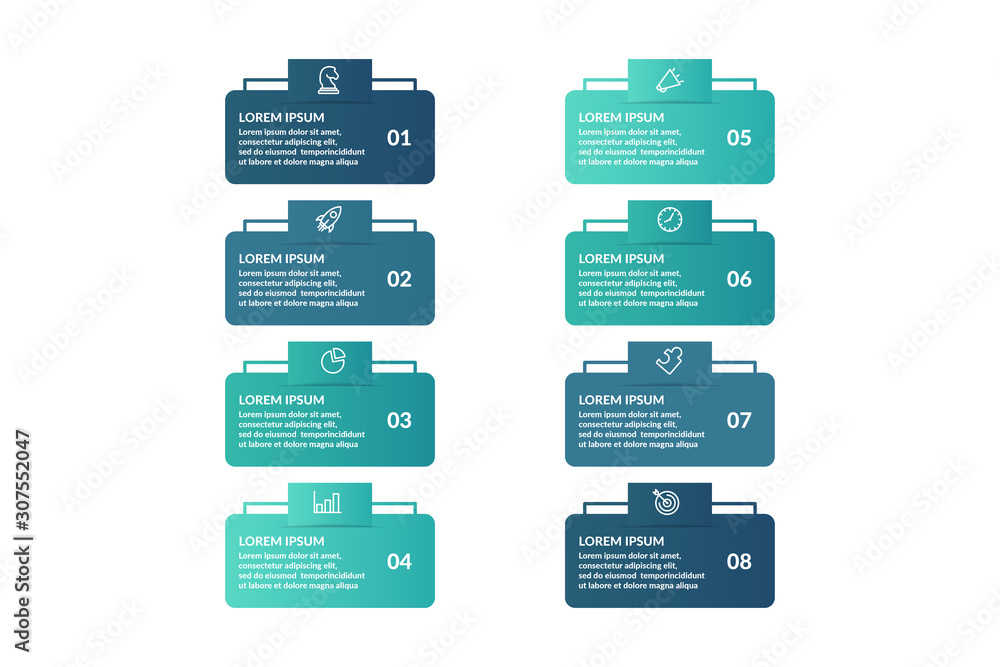 list infographic template design . business infographic concept for ...
