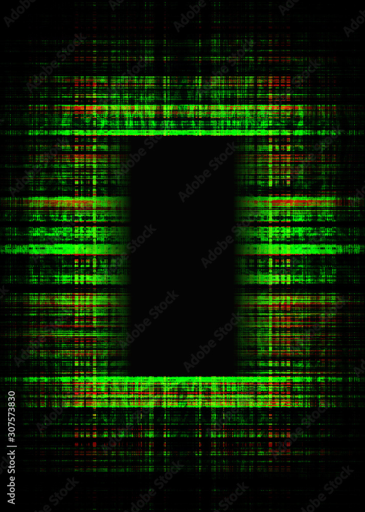 Green and black grunge lines frame Stock Illustration | Adobe Stock