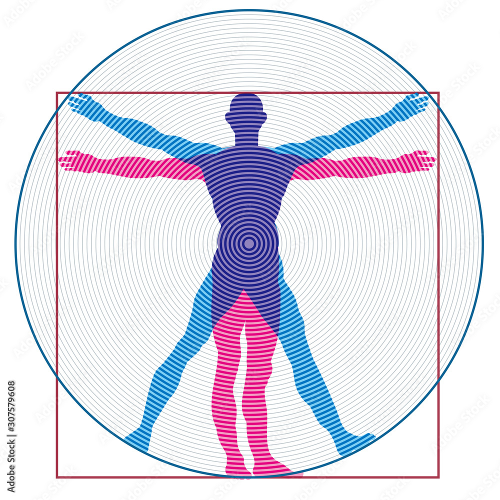 Medical, health, human body image illustration. An illustration of a ...
