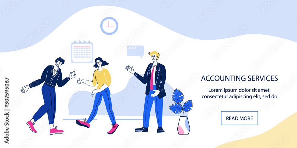 Teamwork and successful cooperation with business people cartoon ...