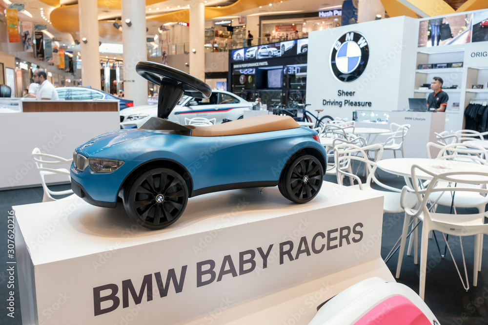 SINGAPORE - MAY 30, 2018_BMW baby racers III presented at VivoCity, the ...