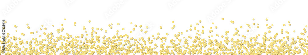colored confetti on lower border with free space for text Stock Vector ...