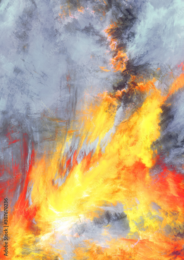 Fire Abstract Art