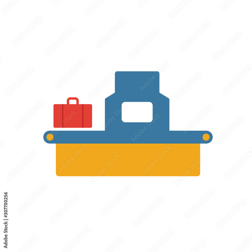 X-Ray Scanner icon. Simple element from security icons collection ...