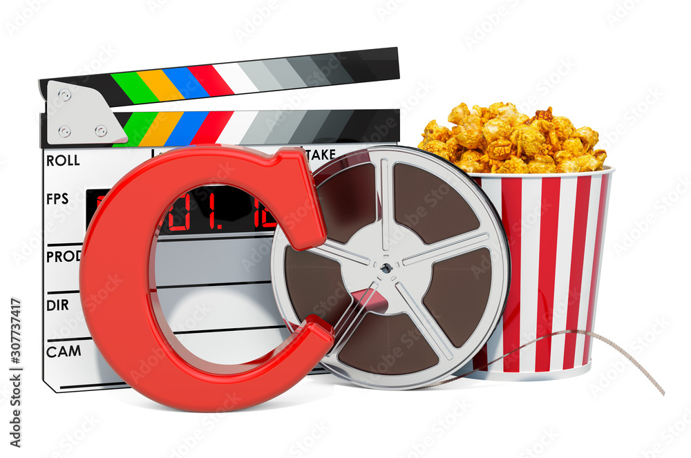C movie rating system concept. 3D rendering Stock Illustration | Adobe ...