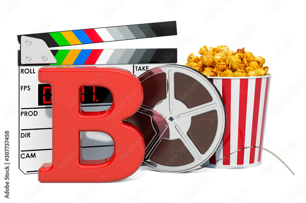 B movie rating system concept. 3D rendering Stock Illustration | Adobe ...