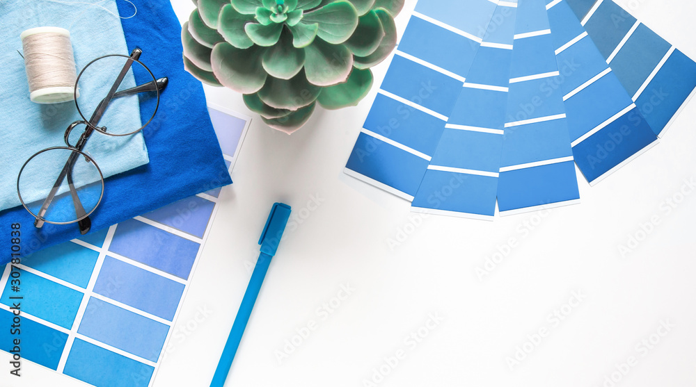 designer desktop. Color sample guide blue. classic blue, pantone color ...