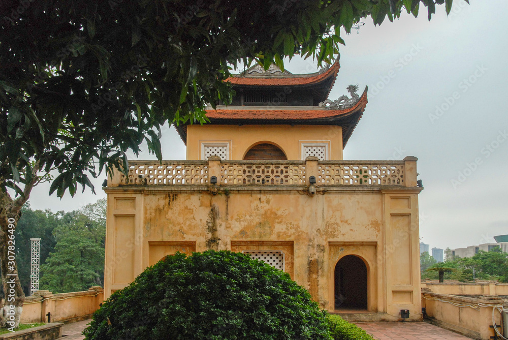 On Doan Mon Gate of Imperial Citadel of Thang Long in Hanoi, Vietnam ...