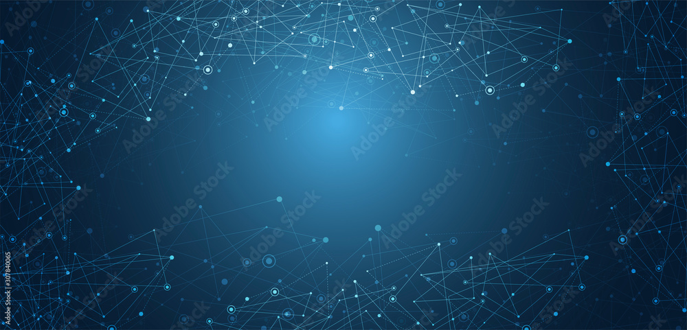 Vetor de sfondo, rete, informatica, digitale, astratto do Stock | Adobe ...