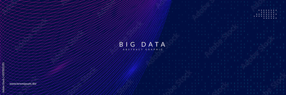 Artificial intelligence background. Digital technology, deep learning ...