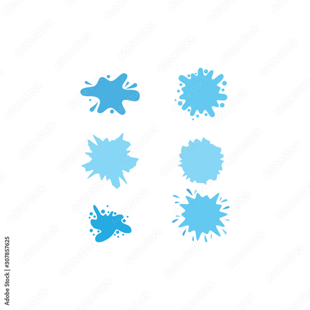 Water Splash logo Stock Vector | Adobe Stock
