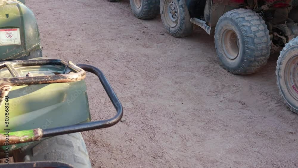 Quad bike ride through the desert near Sharm el Sheikh, Egypt ...