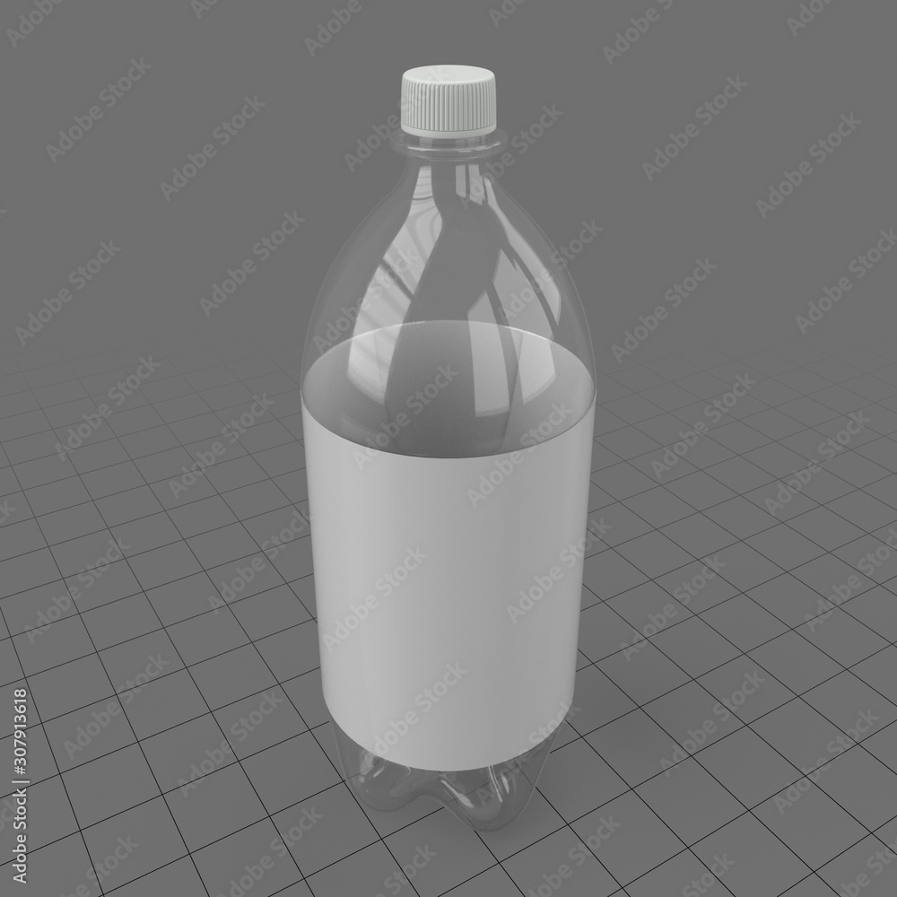 Two liter bottle Stock 3D asset | Adobe Stock