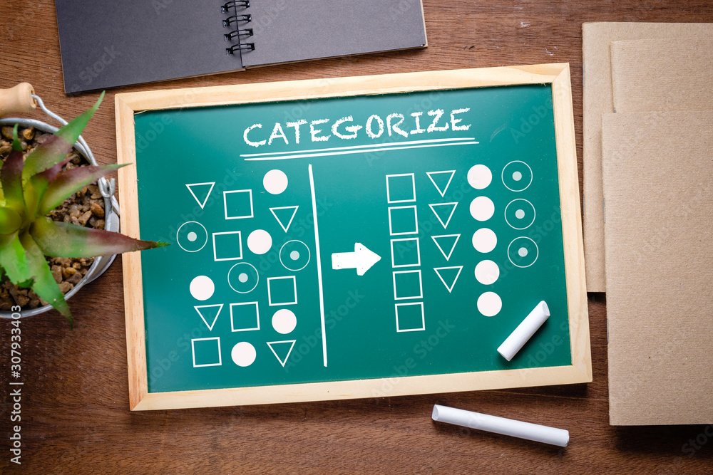 Categorize Geometry Shape Stock Photo | Adobe Stock