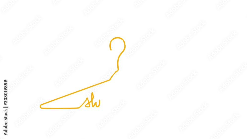 Video Stock Slow fashion movement concept, metaphor - cloth hanger with ...