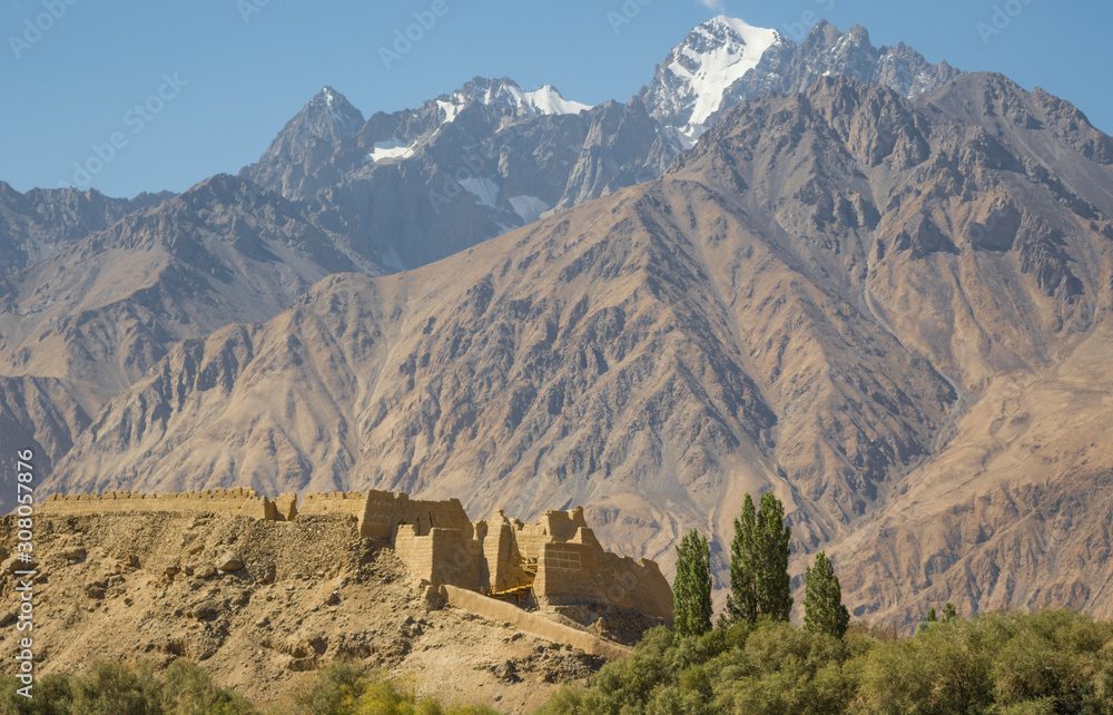 Tashkurgan, China - located 3.500m above the sea level, and last city ...