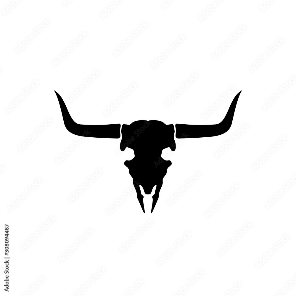 Bull Skull Logo