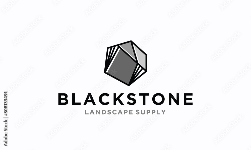 Blackstone Symbol Vector Royalty Logo Design Inspirations Stock Vector ...